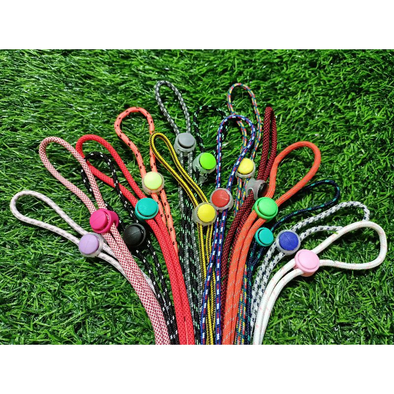 Jual TALI MASKER MOTIF SIMPLE / STRAP MASK / KAITAN & STOPPER WARNA ...