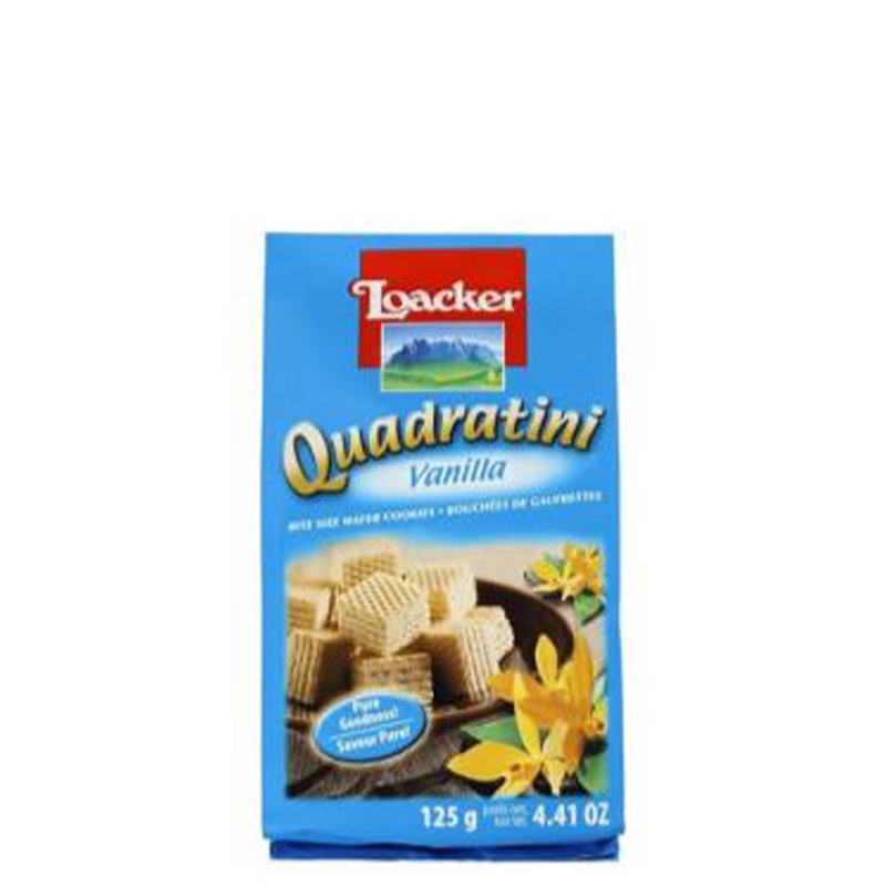 Jual Loacker Quadratini Wafer Vanila 125 gr | Shopee Indonesia