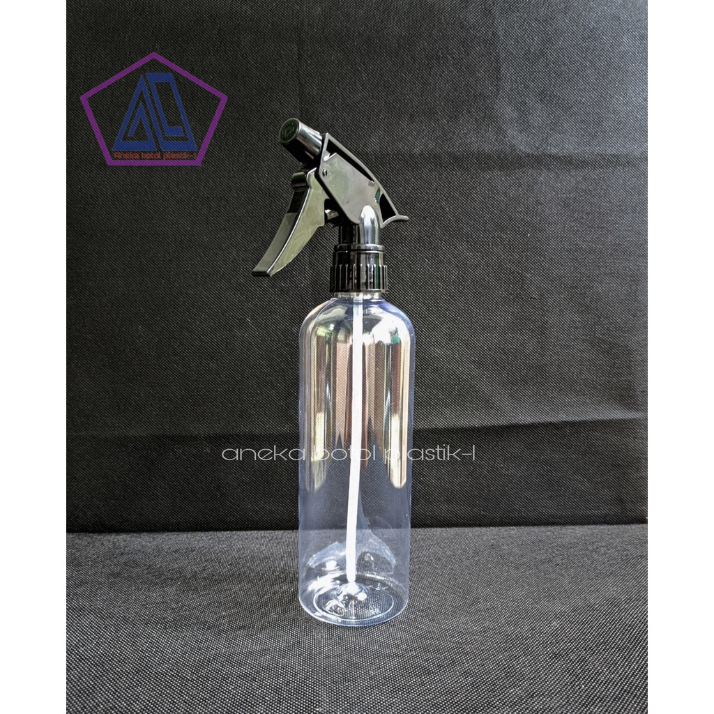Jual Botol Spray Trigger 500 ml Bening Spray Tembak embun Model Tinggi ...