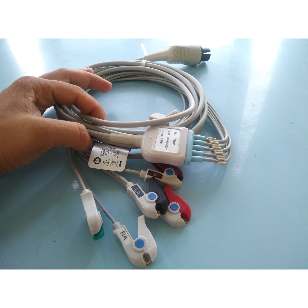 Jual Kabel / Cable ECG Patient / Pasien Monitor Omron > Colin BP-308 ...