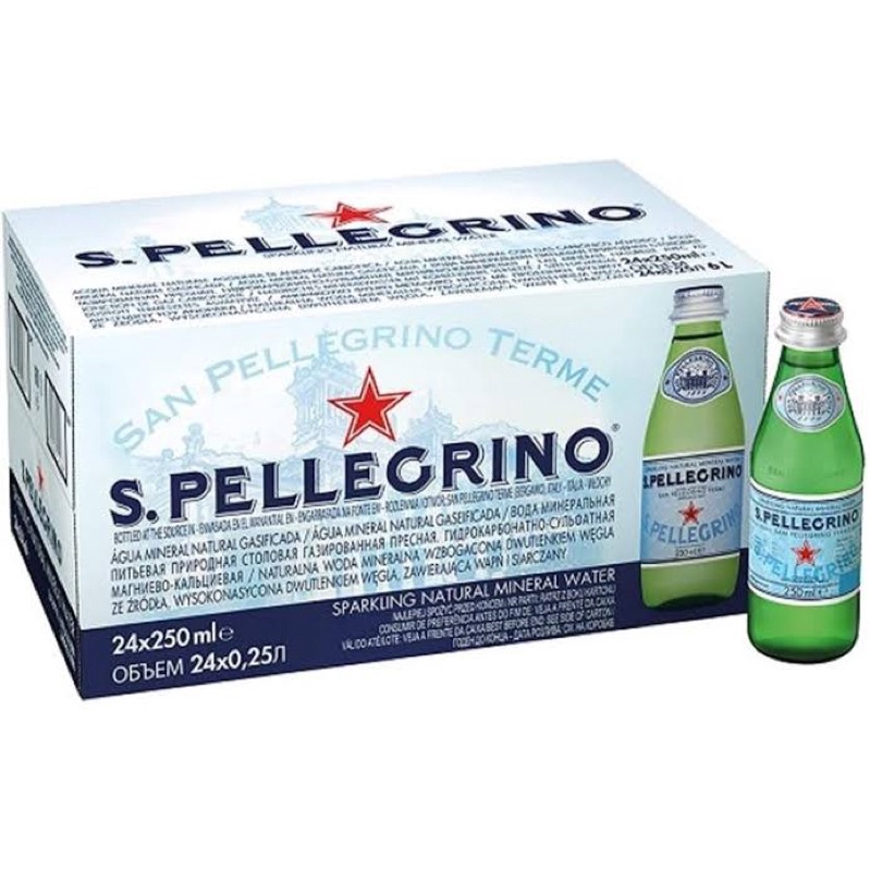 Jual San Pellegrino Sparkling Water 250ml x 24 btl | Shopee Indonesia