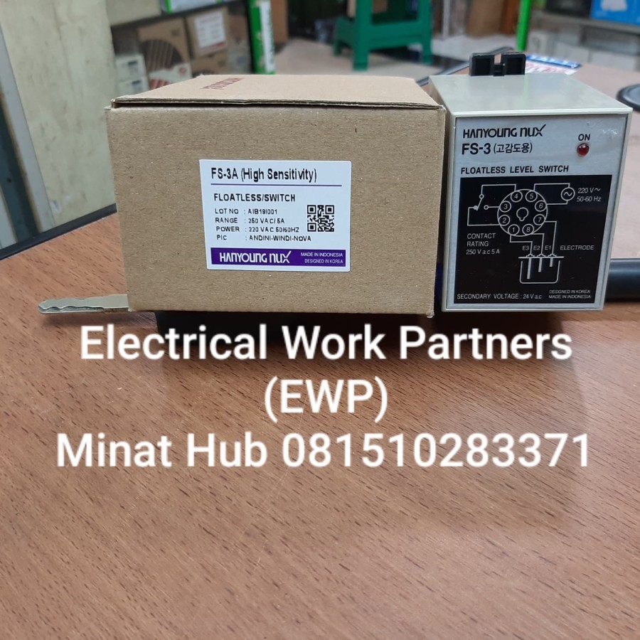 Jual BIG PROMO!! Foatless Level Switch WLC Hanyoung FS-3A + SOCKET ...