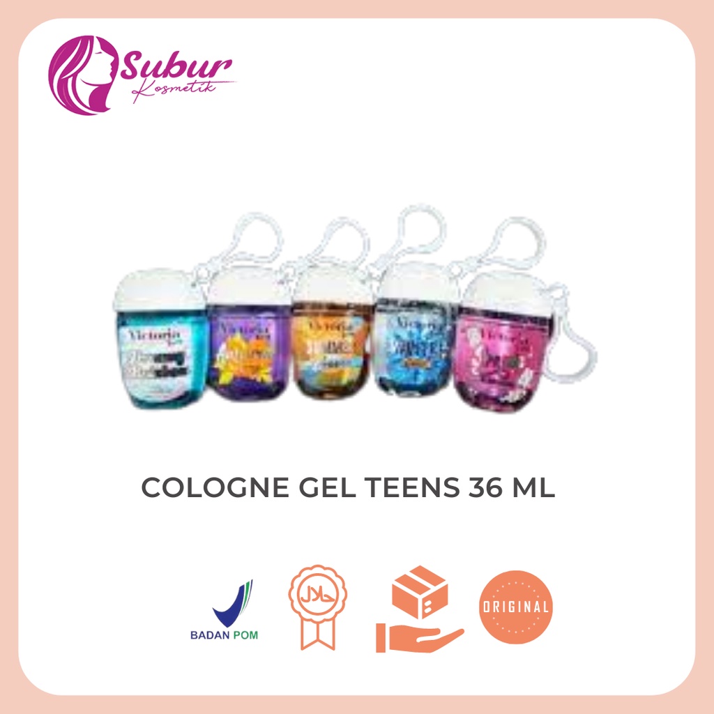 Jual Victoria Cologne Gel Teens 36Ml VCI | Shopee Indonesia