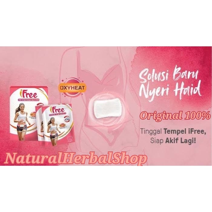 Jual IFREE PAD DENGAN OXYHEAT TERAPI HANGAT NYERI HAID PER BOX ISI 2 ...