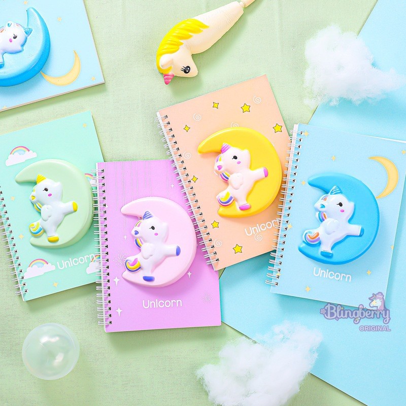 Jual Unicorn Squishy Notebook | Shopee Indonesia