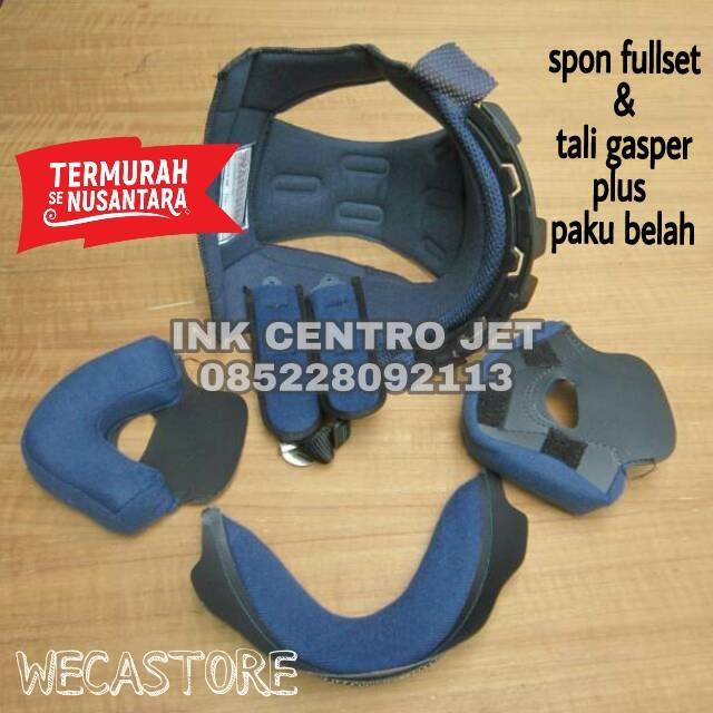 Jual Busa Helm fullset ink CENTRO JET spon komplit Plus tali gasper ...