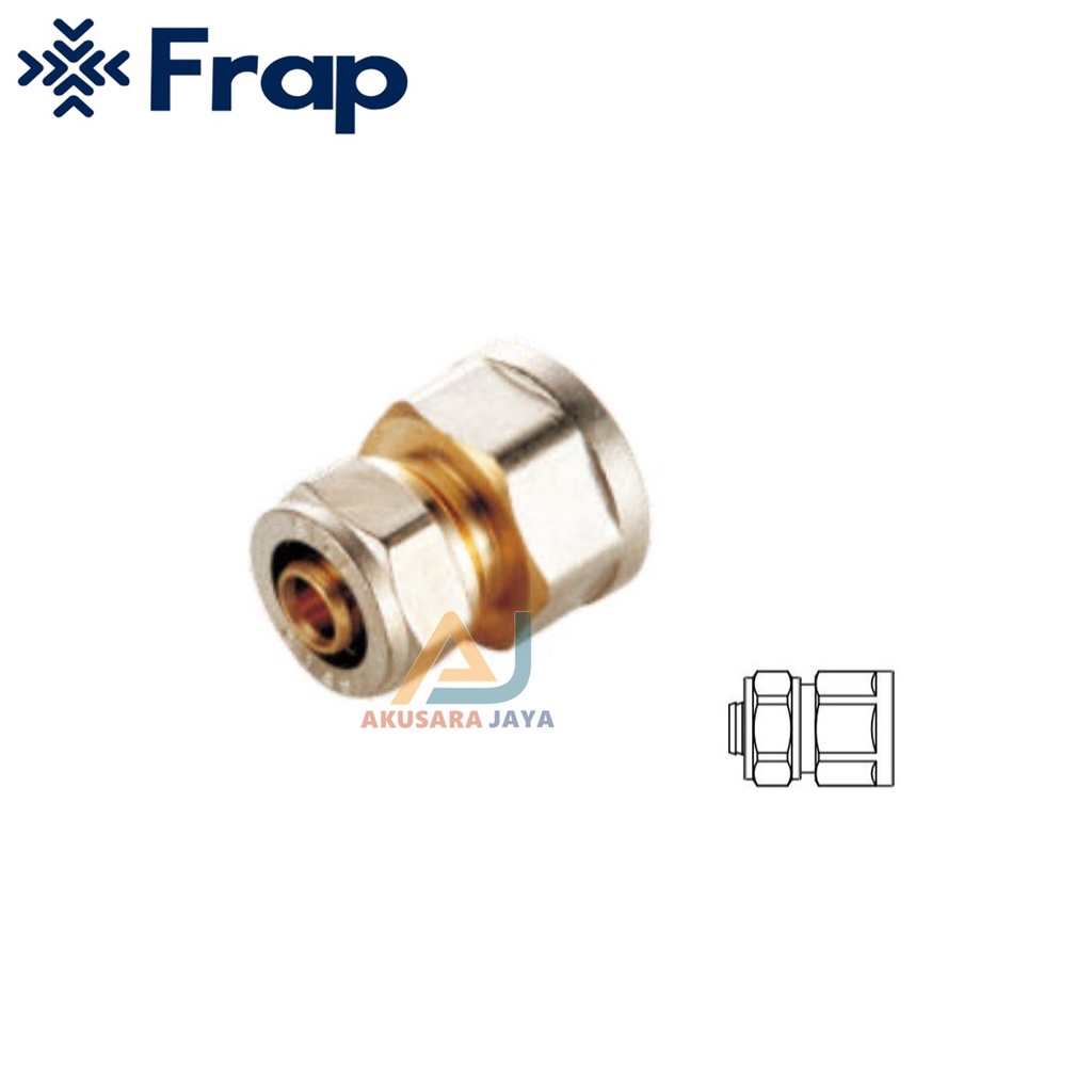 Jual FEMALE SOCKET 16 X 1/2"F / SOCK DRAT DALAM AIR PANAS FRAP 16X1/2"F | Shopee Indonesia