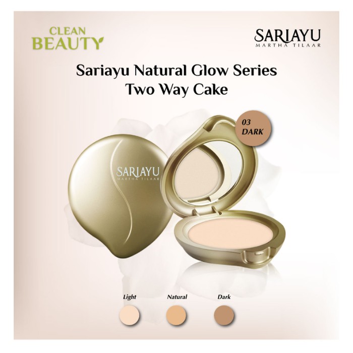 Jual Sariayu Two Way Cake 01 Light, 02 Natural, 03 Dark - Bedak ...