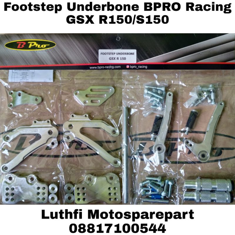 Jual Footstep Underbone BPRO Racing GSX R 150 / GSX S 150 | Shopee Indonesia