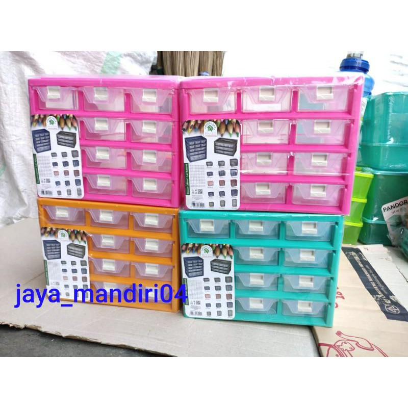 Jual Laci/Laci Mini/Rak Komponen/Laci Mini 12 sekat Susun 4 7912 AE4 ...