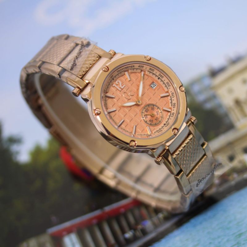 Jual (E)JAM TANGAN GC COLLECTION FASHION WANITA DETIK BAWAH ON TALI ...