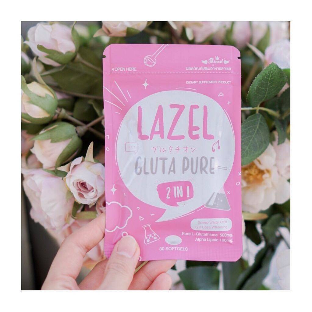 Jual LAZEL GLUTA PURE 2in1 by SKINEST ORIGINAL | Shopee Indonesia