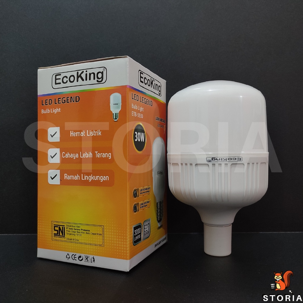 Jual ECOKING BOHLAM LED JUMBO LEGEND / LAMPU LED / TABUNG / KAPSUL LED BULB | Shopee Indonesia