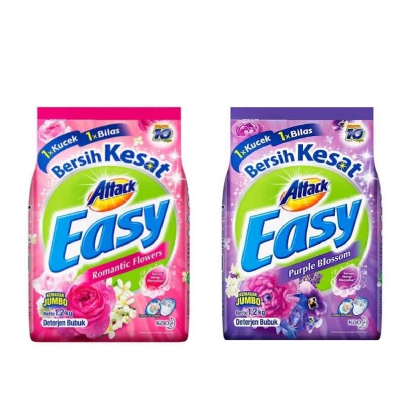 Jual ATTACK EASY DETERGENT BUBUK 1200 GR | Shopee Indonesia