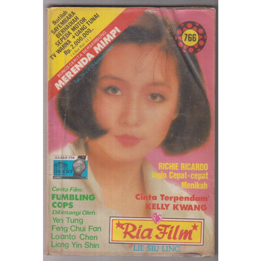 Jual MAJALAH RIA FILM NO. 766 LIE SIU LING | Shopee Indonesia
