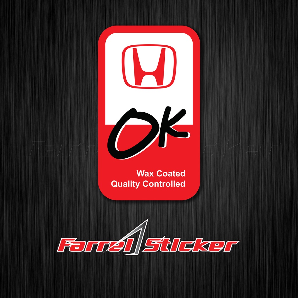 Jual STIKER HONDA OK STICKER HONDA QUALITY PASSED | Shopee Indonesia