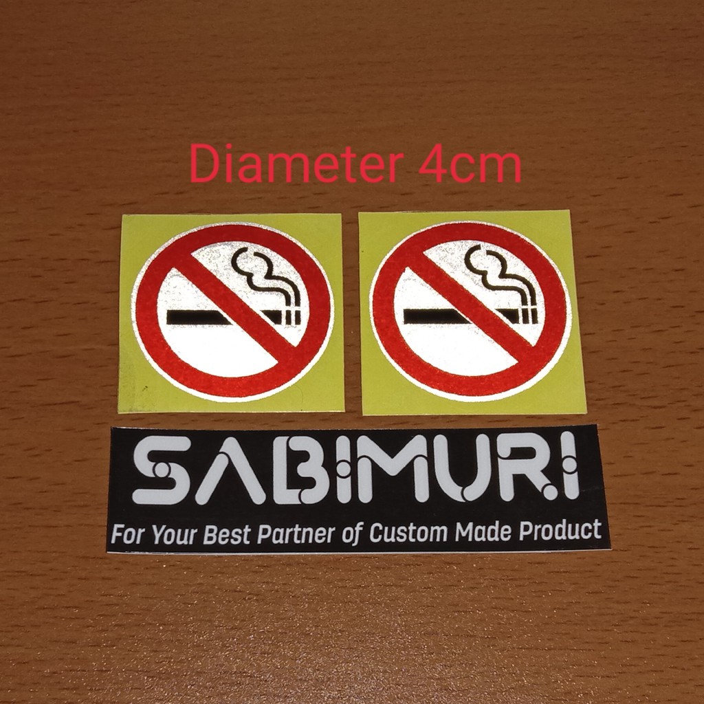Jual Cutting Sticker Safety Dilarang Merokok | Shopee Indonesia