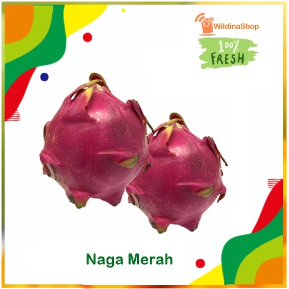 Jual Buah Naga SEGAR 1 kg /Dragon Fruit / Buah Segar / Diet / Kulit ...