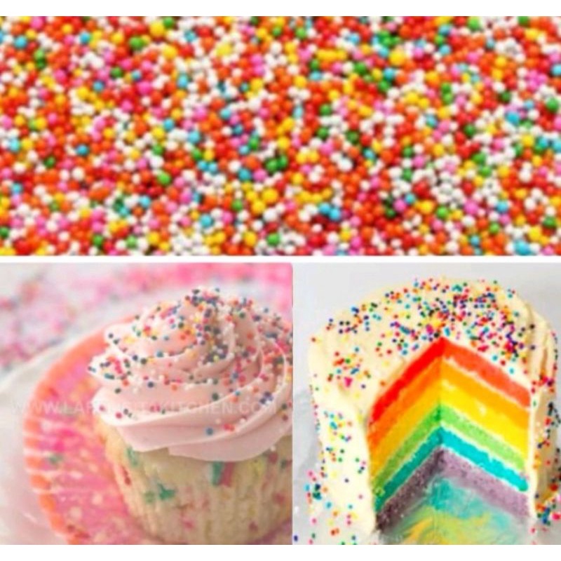 Jual Trimit atau sprinkle warna warni 100gram | Shopee Indonesia