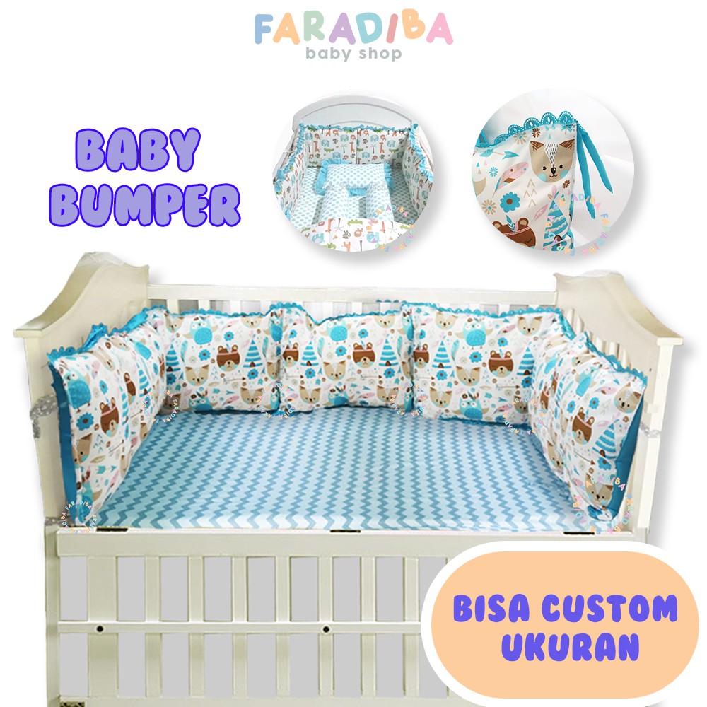 Jual Bumper Bed Per Setengah Meter Pelindung Kasur Bayi Bisa Custom / Baby Box Boks Crib Bedding ...