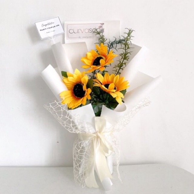 Jual SUNFLOWERS BOUQET MEDIUM / BUKET BUNGA MATAHARI / BUKET BUNGA ...