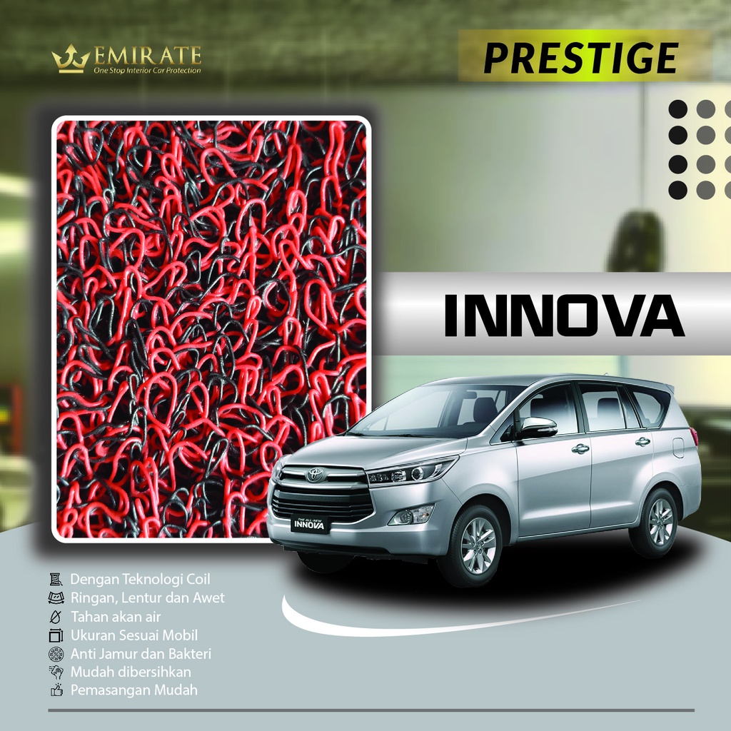Jual Karpet Mobil Mie Premium PVC Coil Toyota Innova Fullset (Prestige ...