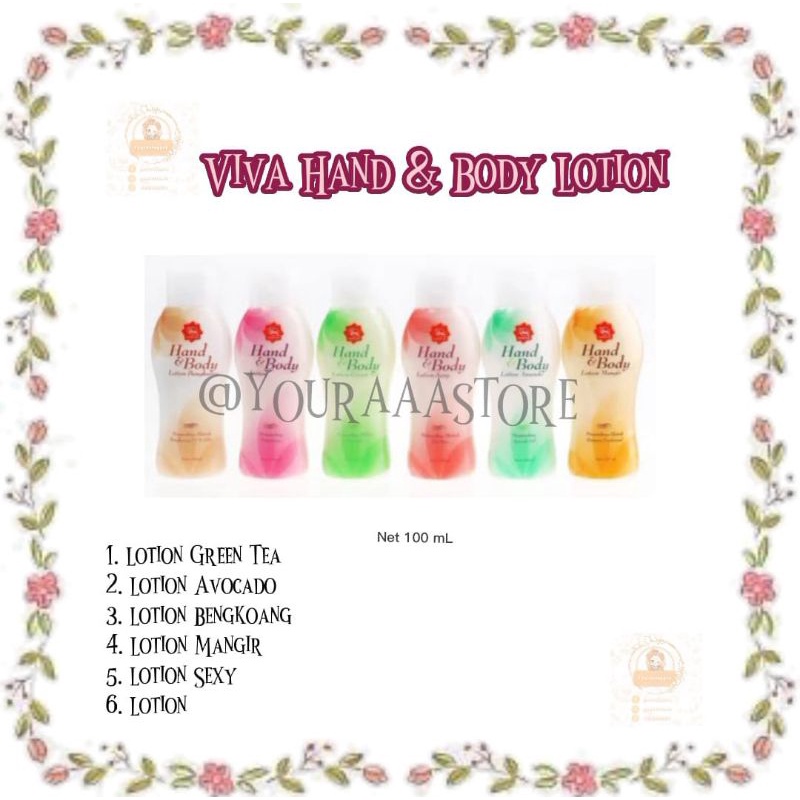 Jual VIVA HAND & BODY 100ML | Shopee Indonesia