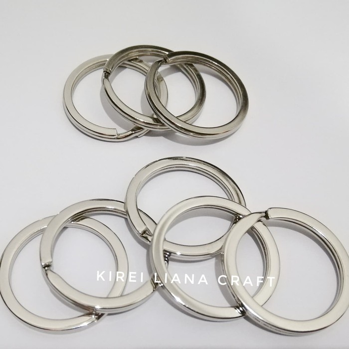 Jual Ring Bulat Gantungan Gepeng 23PTH Nikel 23mm | Shopee Indonesia