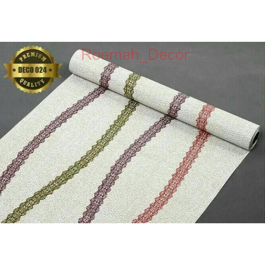 Jual Wallpaper Ulir Rantai Renda 45cm x 10mtr ~ Wallpaper Sticker ...
