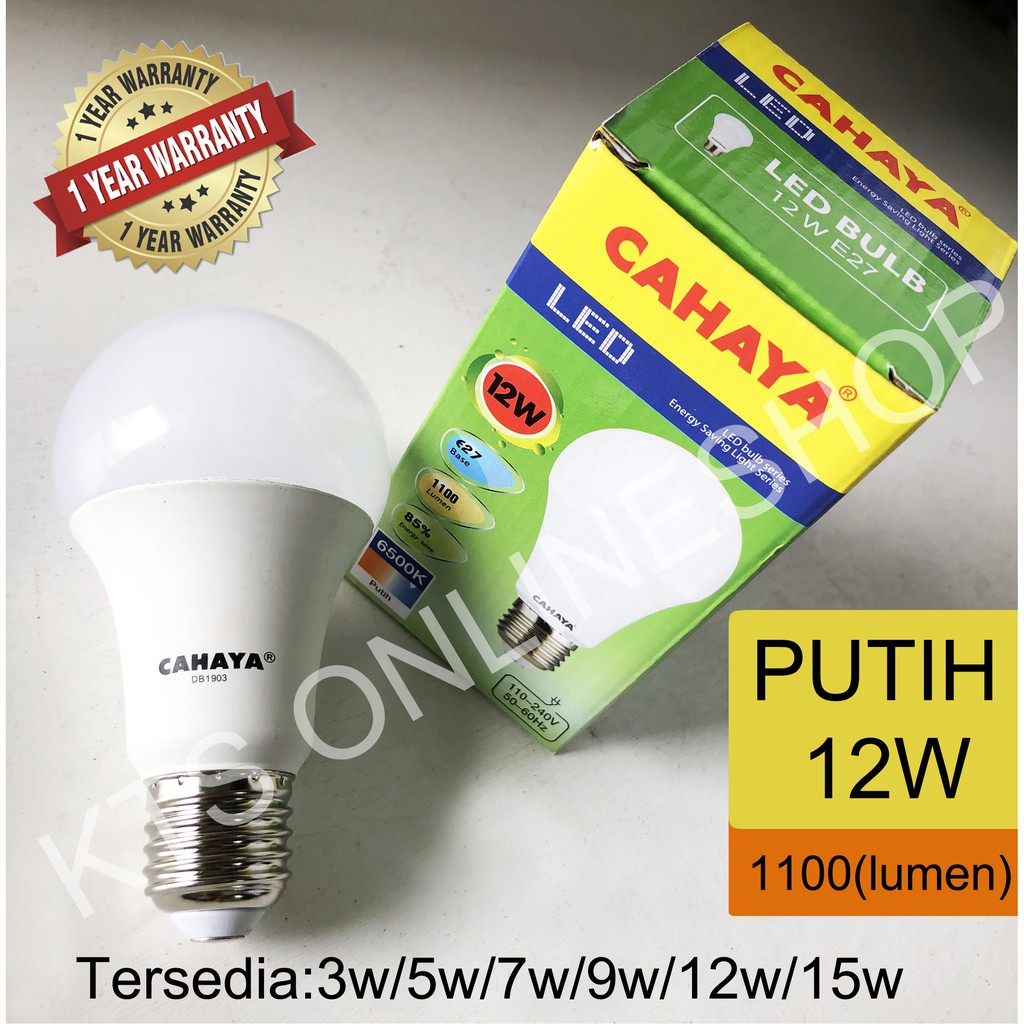 Jual CAHAYA Lampu Led 12 Watt Cahaya Putih | Shopee Indonesia
