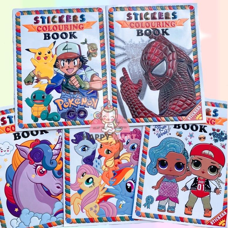 Jual Buku mewarnai dan sticker | AZ.11Au22d | Shopee Indonesia