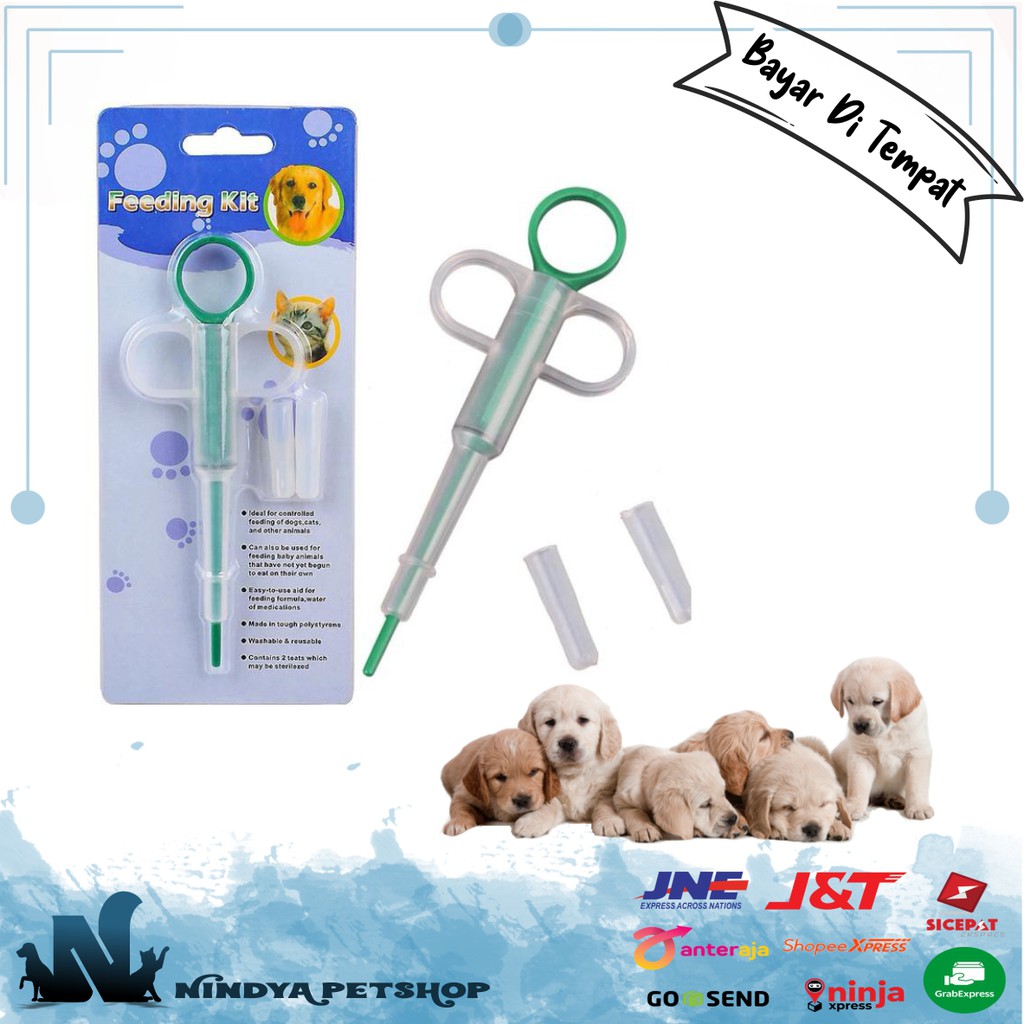 Jual FEEDING KIT / PIPET Alat Bantu Memberi Makan Susu atau Obat Hewan ...