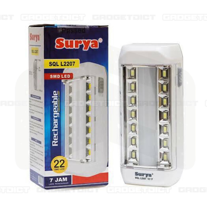 Jual LAMPU LED SURYA SQL L2207 | EMERGENCY LAMP | SURYA | LAMPU DARURAT ... Jual LAMPU LED SURYA SQL L2207 | EMERGENCY LAMP | SURYA | LAMPU DARURAT ...