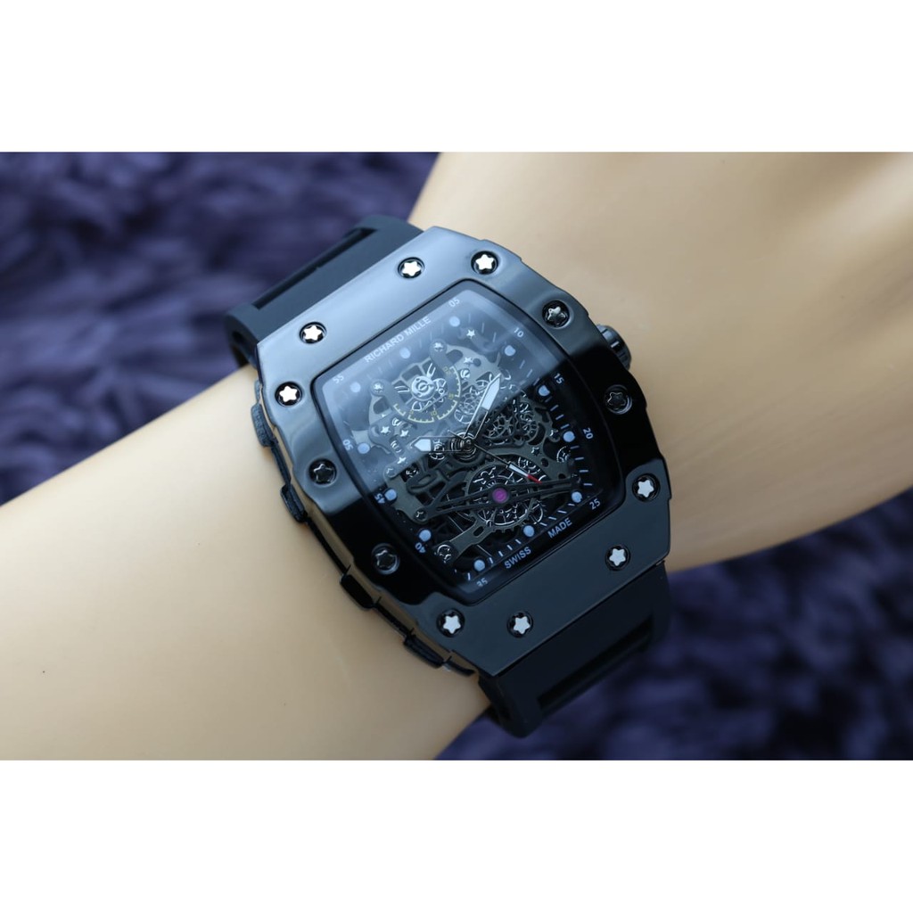 Jual Jam Tangan Pria Wanita Analog Fashion New Model Premium Tali Karet ...