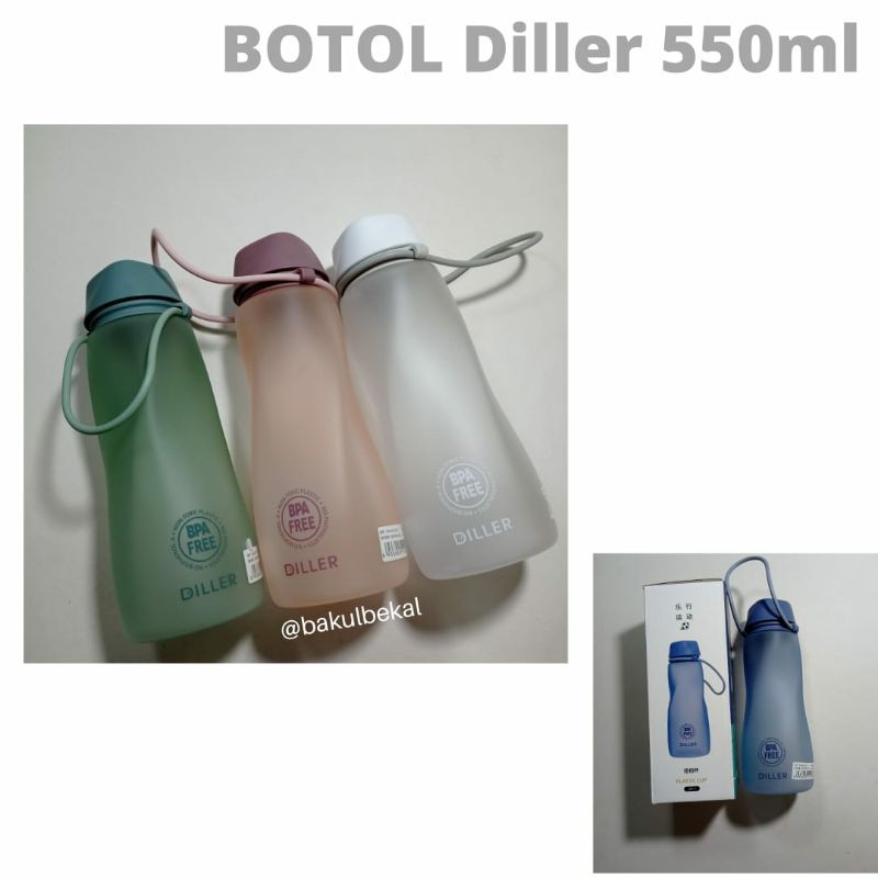 Jual Botol Minum Diller Botol Olahraga Lari Sepeda Sporty Cowok ...