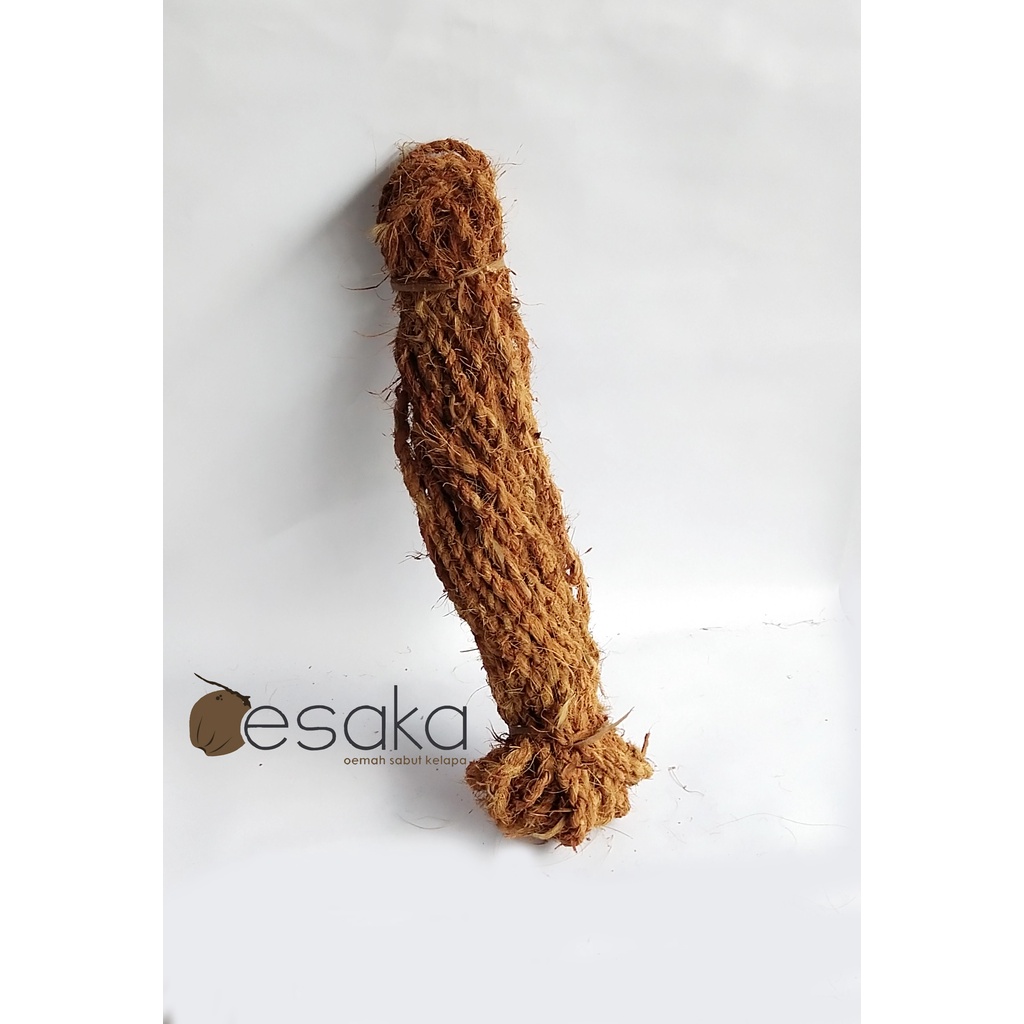 Jual Tali besar 8mm sabut kelapa ±18- 20 meter BELI 5 GRATIS 1 TALI ...