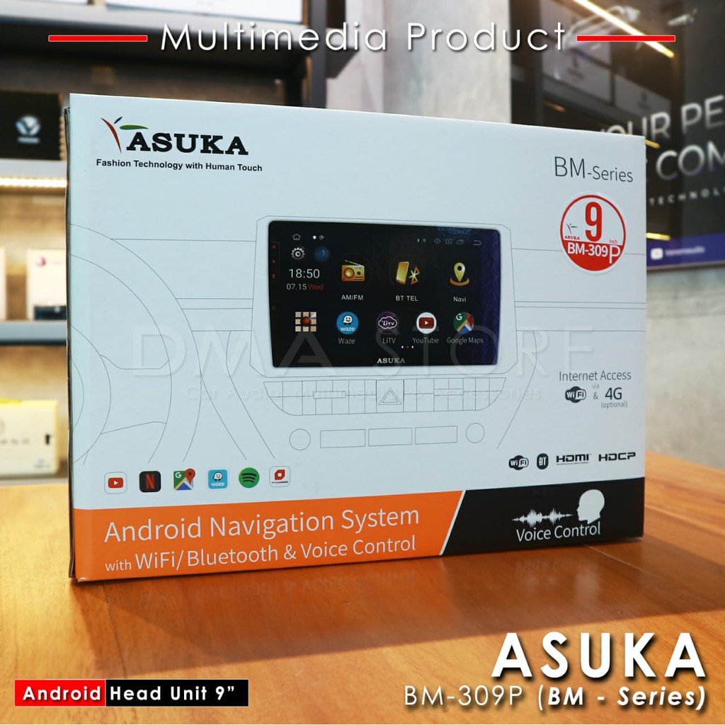 Jual Head Unit Asuka BM - 309P (BM Series) HU Asuka Android BM 309 P ...
