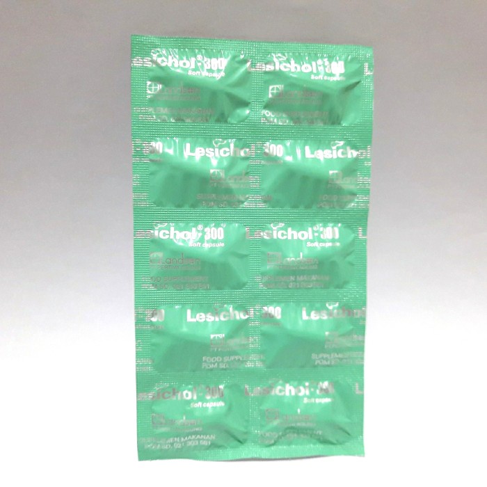Jual Farmasi-Buku- Lesichol 300 Strip 10 Kapsul -Buku-Farmasi. | Shopee ...