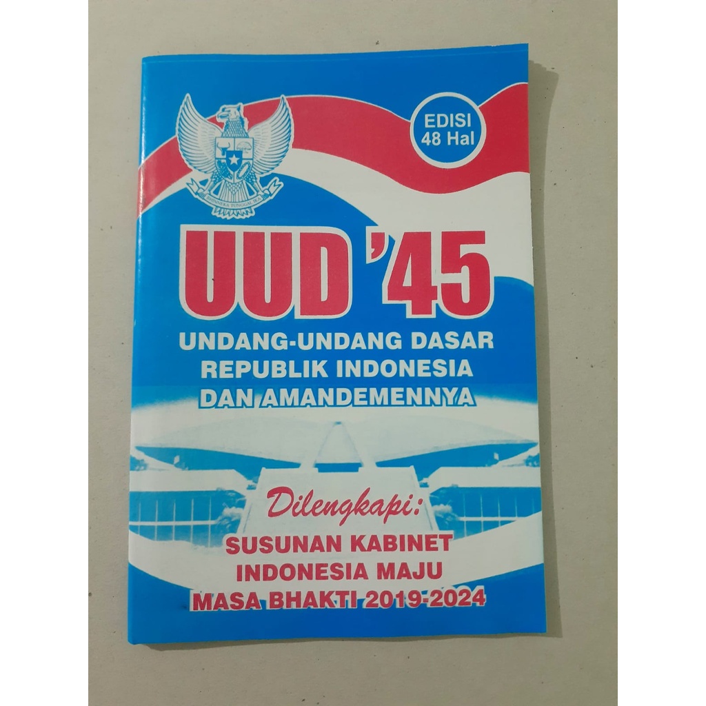 Jual Buku UUD 1945 Kabinet Indonesia Maju - Buku Undang-undang Dasar ...