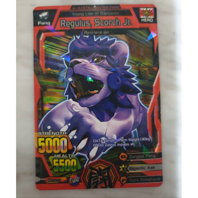 Jual Mainan kartu animal kaiser Regulus scorch jr | Shopee Indonesia