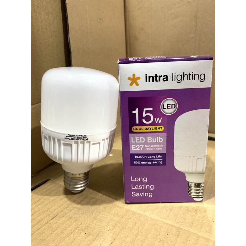 Jual LAMPU LED KAPSUL INTRA 15w 15watt 15 watt putih lampu led murah tabung | Shopee Indonesia