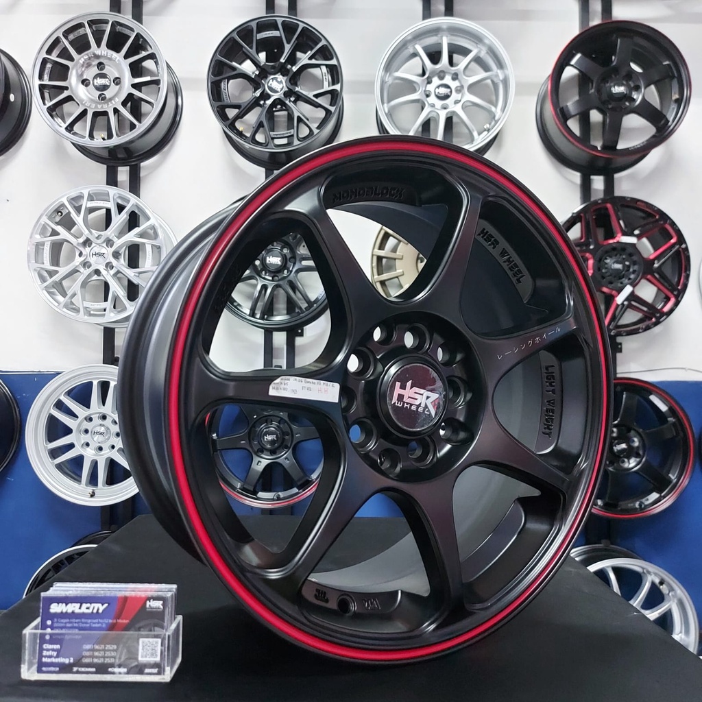 Jual Velg Mobil Racing R15 Sebunsuta Hsr Sienta Impreza Orlando ...