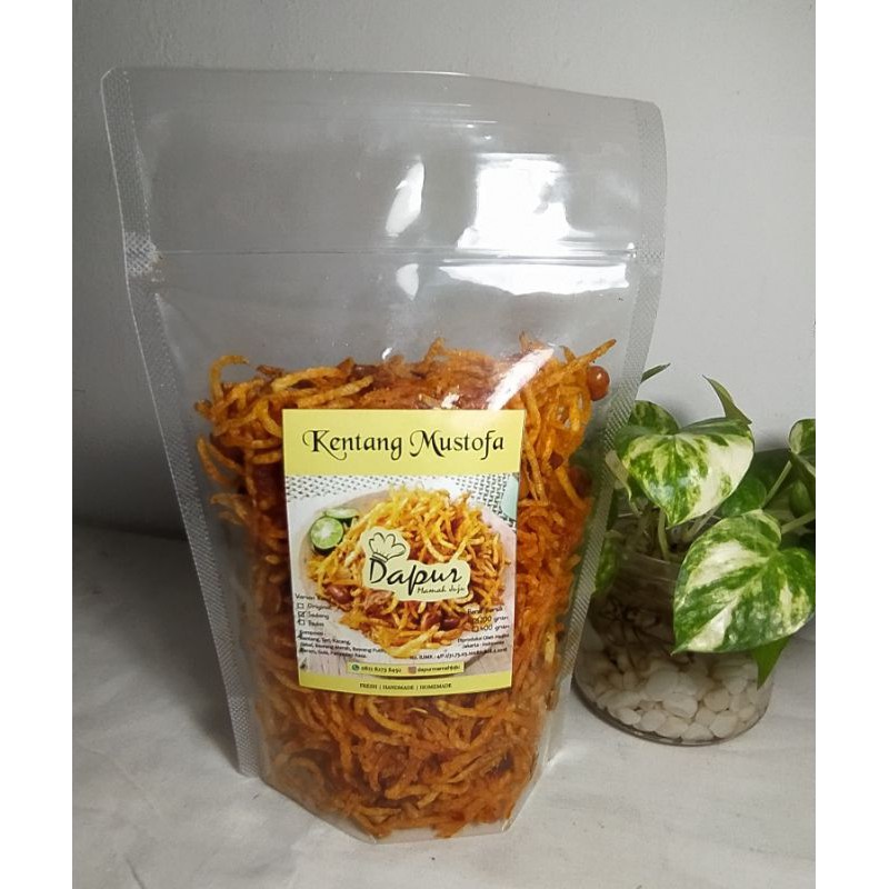 Jual Kentang Mustofa 200gram kemasan Refill/Standing Pouch with Zipper ...