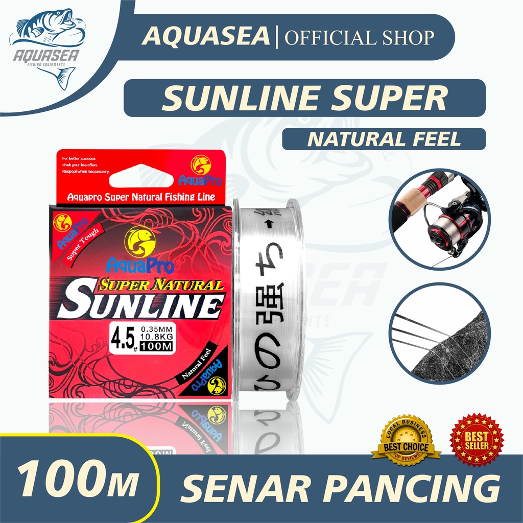 Jual AQUASEA Tali Pancing Sunline Senar Pancing 100m Super Natural ...