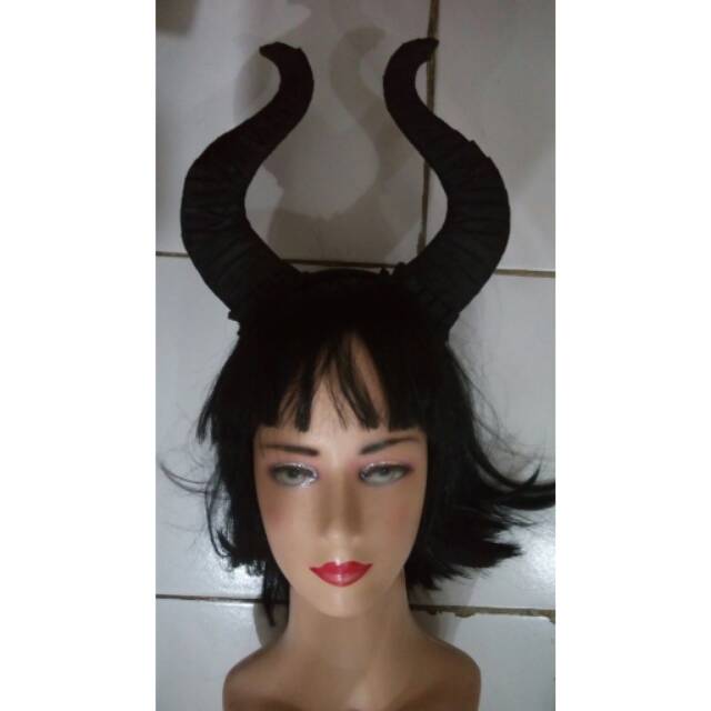 Jual Bando tanduk hitam mirip maleficent | Shopee Indonesia