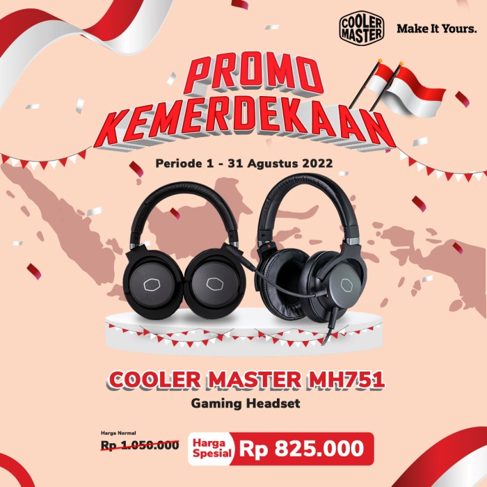 Jual Cooler Master MasterPulse MH751 [MH-751] - Headset Gaming | Shopee ...
