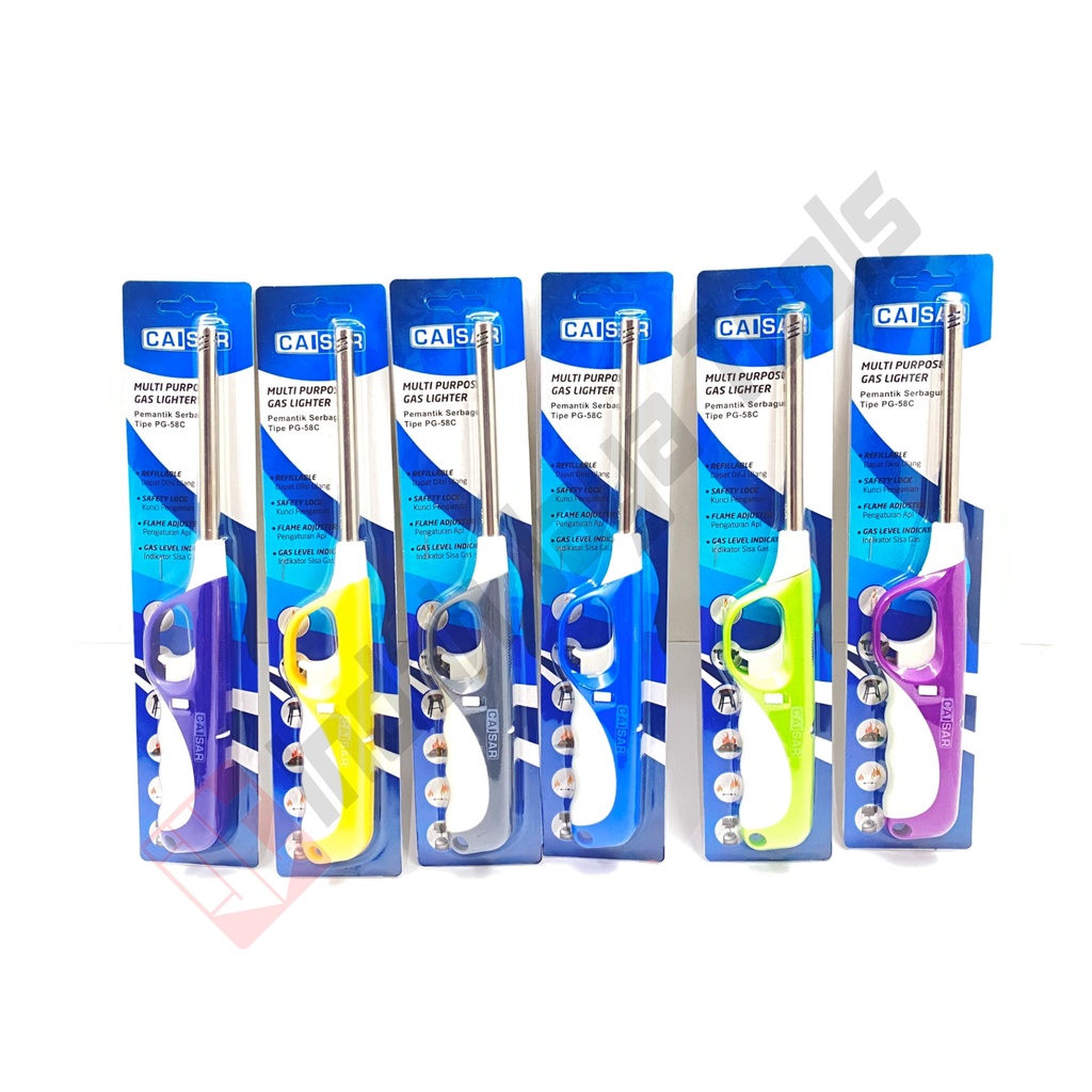 Jual CAISAR Alat Pemantik Api Kompor Gas Korek Api Gas Panjang | Shopee ...