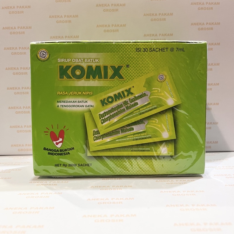 Jual Komix Cair Sirup Obat Batuk Jeruk Nipis 30 Sachet 7mL | Shopee ... Jual Komix Cair Sirup Obat Batuk Jeruk Nipis 30 Sachet 7mL | Shopee ...