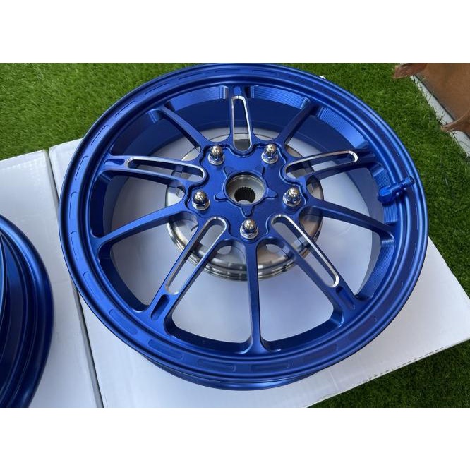 Jual Velg One Drag Rims R12 Candy Blue Cnc Vespa Sprint Primavera S Lx ...