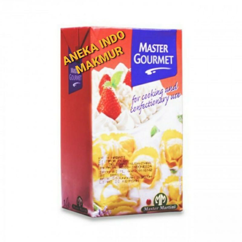 Jual Master Gourmet Cooking Cream Merah 1 L | Shopee Indonesia